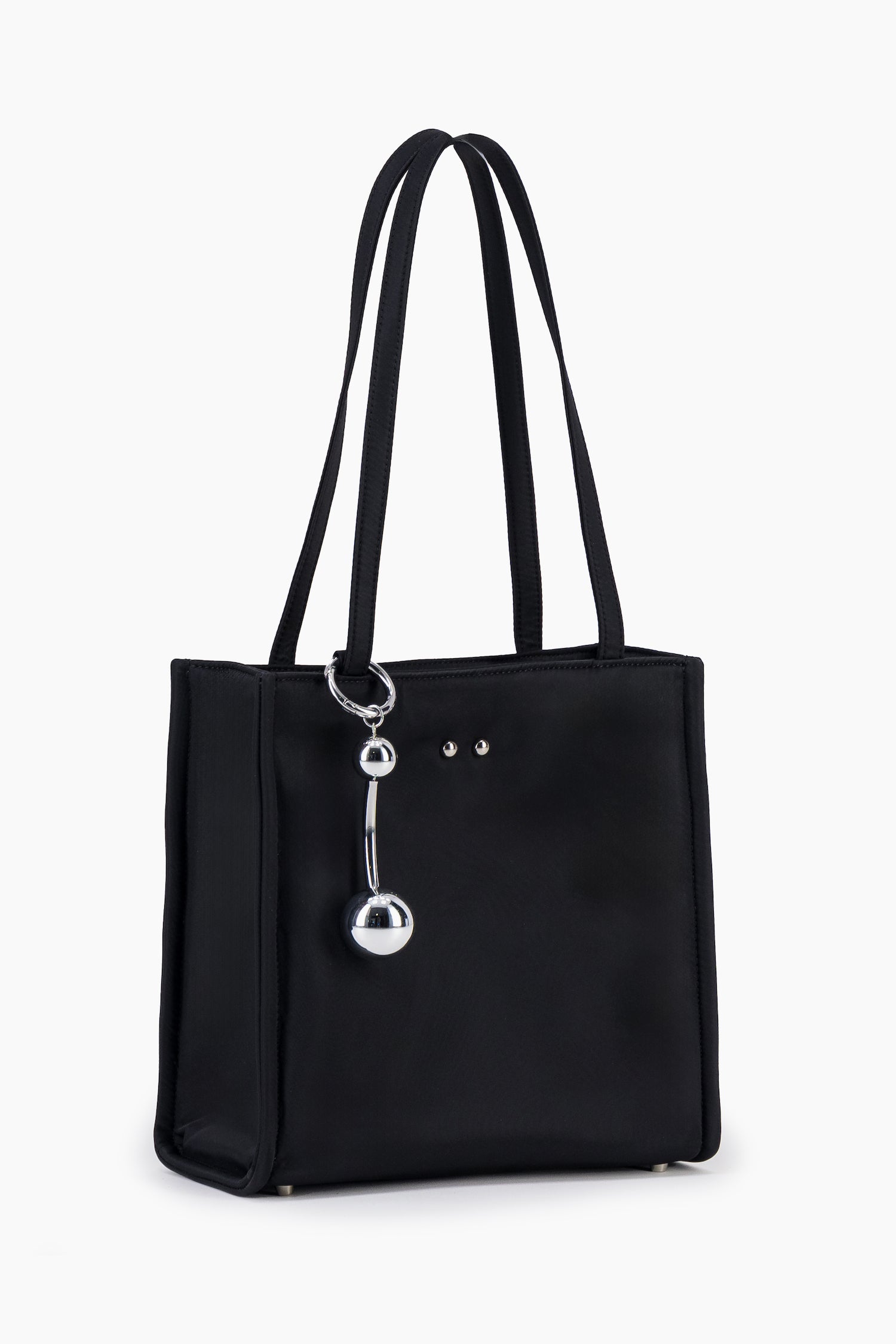 Justine Clenquet - Uma Black Nylon Bag + Connie keychain